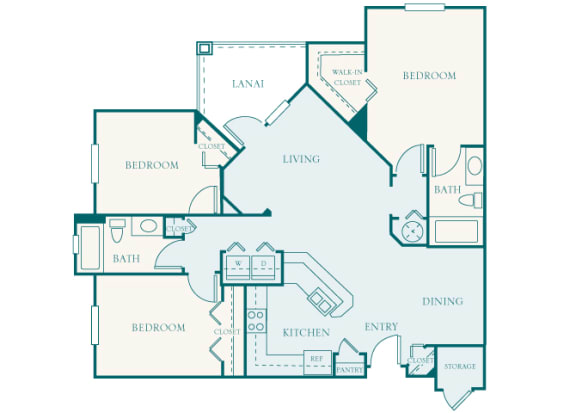 Floor Plans Versant Place Apartments in Brandon, FL near Tampa & I-75