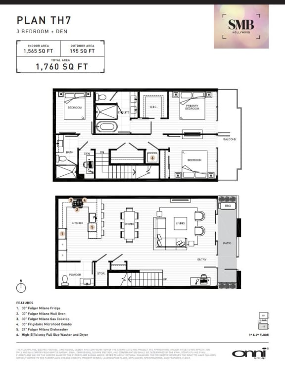Floor Plans of SMB Hollywood in Los Angeles, CA