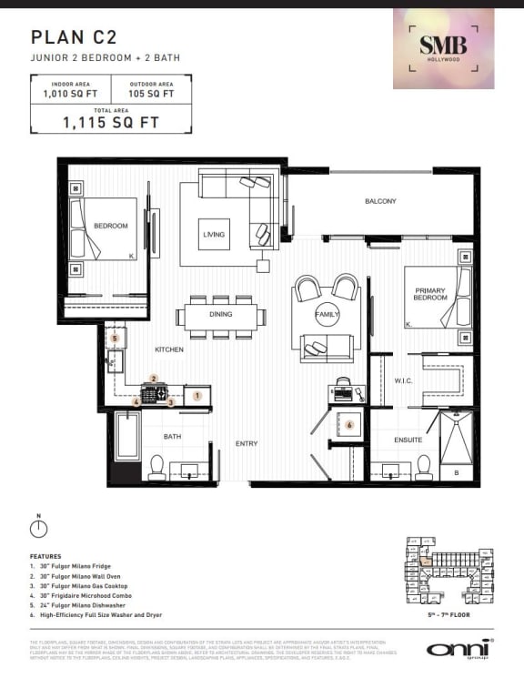 Floor Plans of SMB Hollywood in Los Angeles, CA