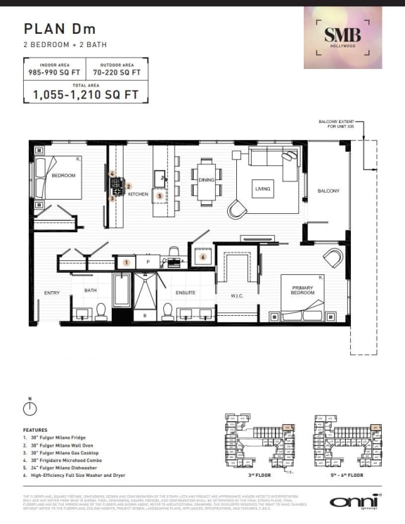 Floor Plans of SMB Hollywood in Los Angeles, CA
