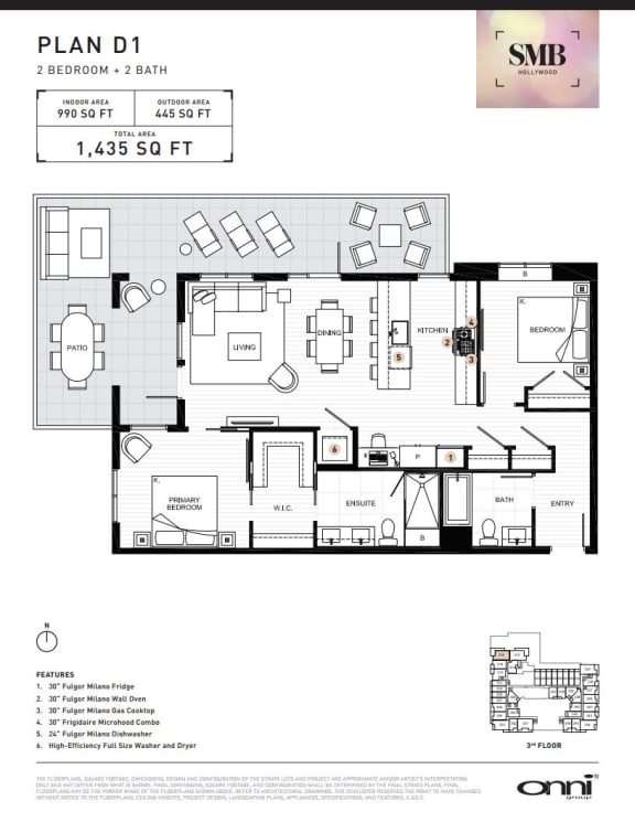 Floor Plans of SMB Hollywood in Los Angeles, CA