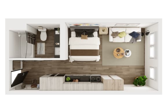 Studio, 1 & 2-Bedroom Apartments in Bremerton, WA | Marina Square