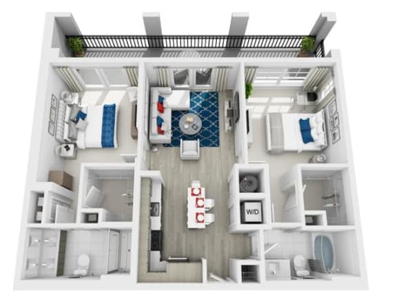 Studio, 1, 2 & 3 Bedroom Tampa Apartments | Altis Grand Central