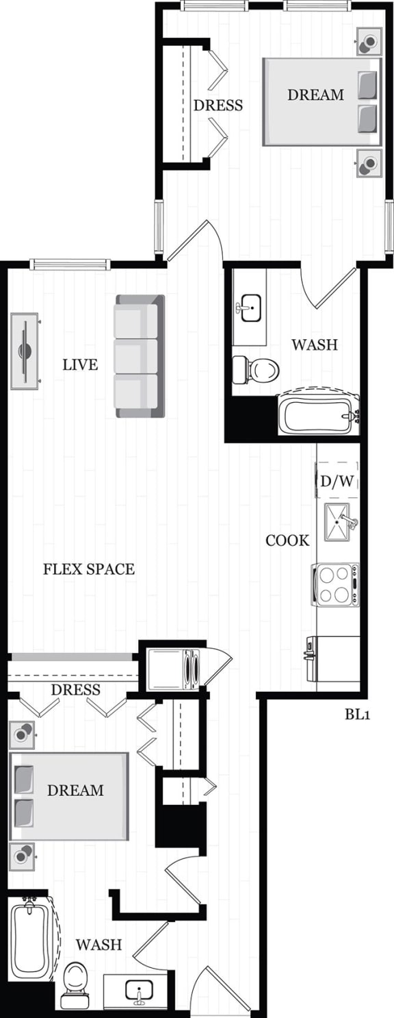 Studio 1 2 Bedroom Lofts In Gastonia Trenton Mill Lofts