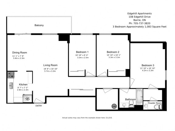 Pricing and Availability | Edgehill Apartments Floor Plans