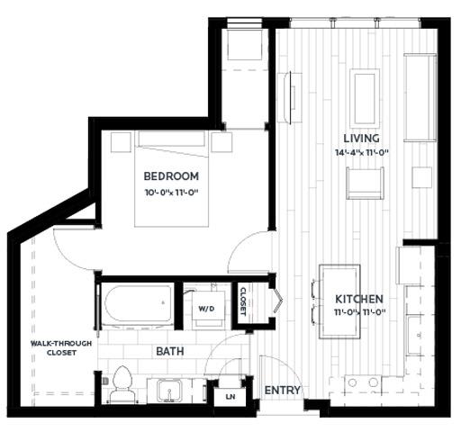 Studio, One, Two Bedroom Apartments for Rent in St Paul MN | CE Living