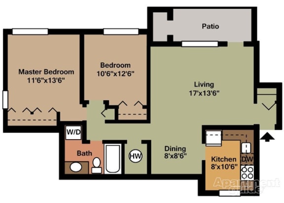 Floor Plans of Treeview Apartments in Harrisburg, PA