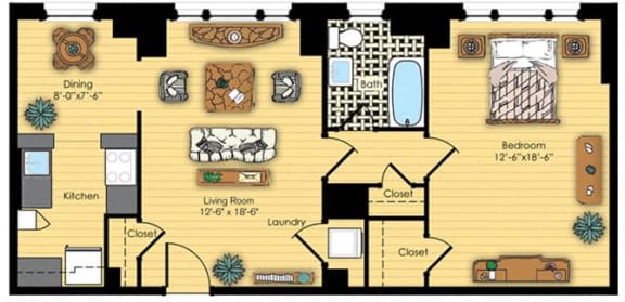 Kennedy Warren Apartment Floor Plans | Apartments in Woodley Park DC