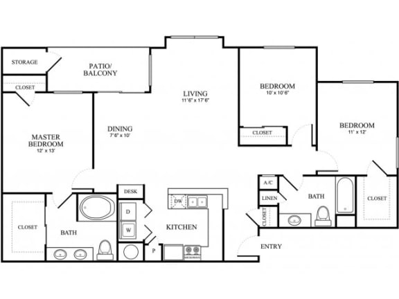 Floor Plans of Cornerstone Ranch in Katy, TX