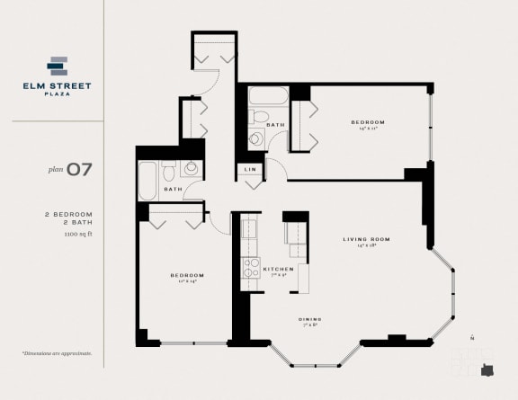 Available 2-Bedroom Apartments Gold Coast Chicago | Two Bedroom | Elm ...