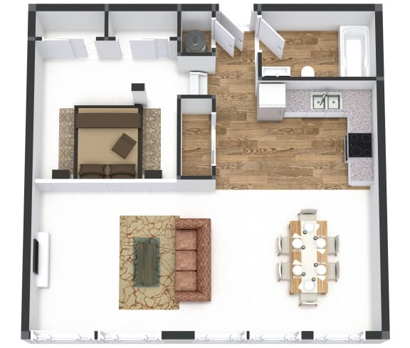 Floor Plans of Groton Lofts in Cincinnati, OH