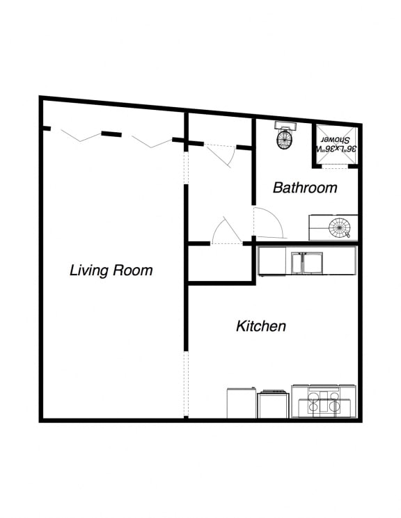 Floor Plans of Benson Apartments in Burlingame, CA