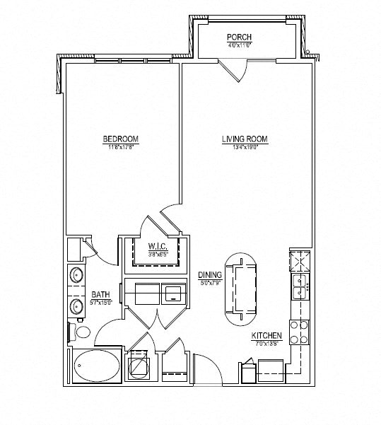 Floor Plans of Meridian at Sutton Square in Raleigh, NC
