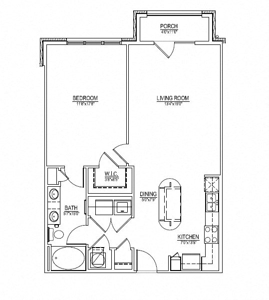Floor Plans of Meridian at Sutton Square in Raleigh, NC