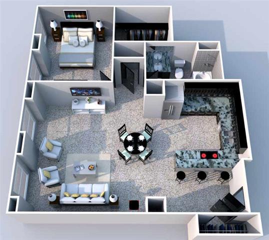 Floor Plans of The Equitable Building in Des Moines, IA