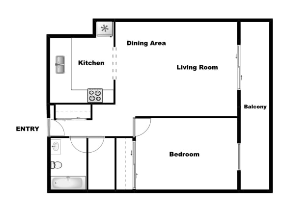 Floor Plans of Surrey Village in Surrey, BC