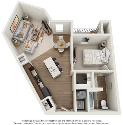 Floor Plans of Balcones Lofts in Balcones Heights, TX