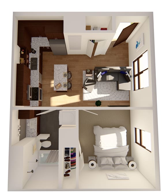 Floor Plans of Roberts Commons in Fargo, ND