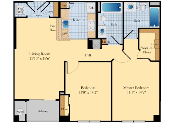 Floor Plans of Springfield Crossing in Springfield, VA