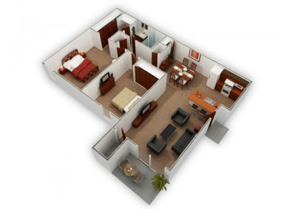 Floor Plans of Carson Catalina Apartments in Carson City, NV