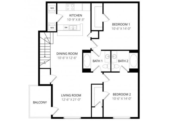 Arbor Ridge Apartments | Floor Plans | Milwaukee, WI | Weidner