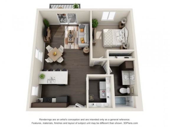 Floor Plans of Port View Apartments in Boardman, OR