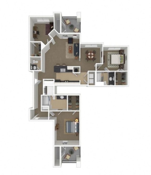 Floor Plans of Ascent North in Austin, TX