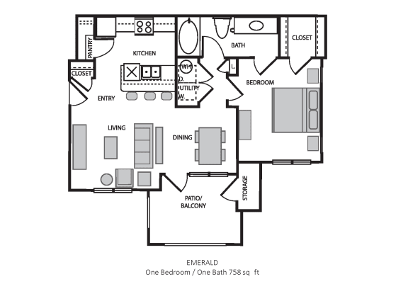 Floor Plans of Greenhaven Apartments in McKinney, TX