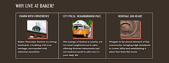 Baker Chocolate Factory | Apartments in Dorchester, MA