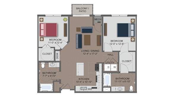 Studio, 1, 2 & 3 Bedroom Apartments in Maple Grove | The Edison at ...