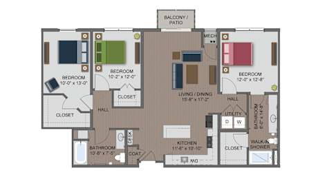 Studio, 1, 2 & 3 Bedroom Apartments in Maple Grove | The Edison at ...
