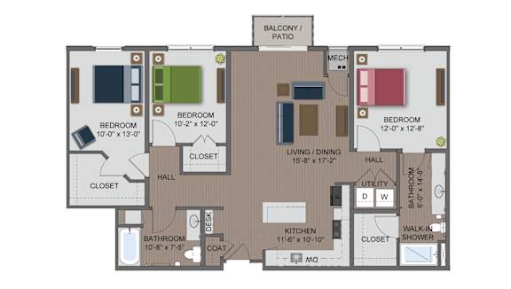 Studio, 1, 2 & 3 Bedroom Apartments in Maple Grove | The Edison at ...