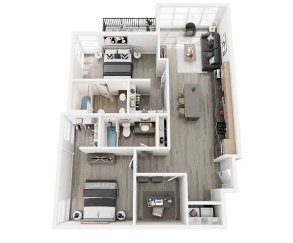 Studio, 1, 2 & 3-Bedroom Apartments in Millcreek, UT | Brickside Heights