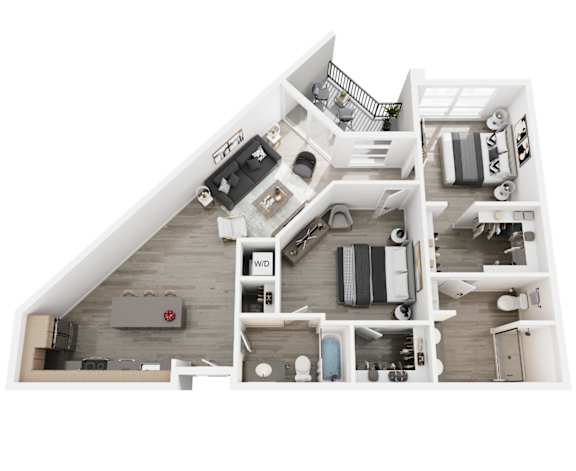 Studio, 1, 2 & 3-Bedroom Apartments in Millcreek, UT | Brickside Heights