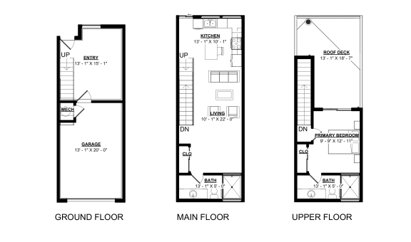 Floor Plans of Central Heights Townhomes for rent in Salt Lake City UT