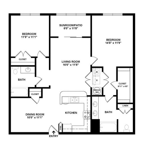 Fort Mill Apartments | Millcrest Park Floor Plans