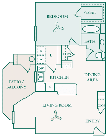 Floor Plans - The Commons Apartments in Vacaville, CA near Sacramento