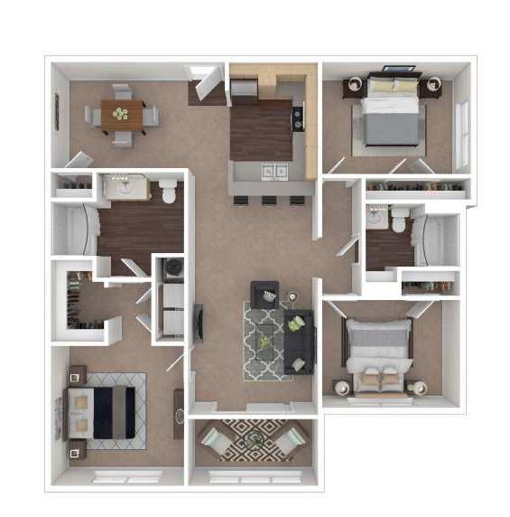 Fort Mill Apartments | Millcrest Park Floor Plans