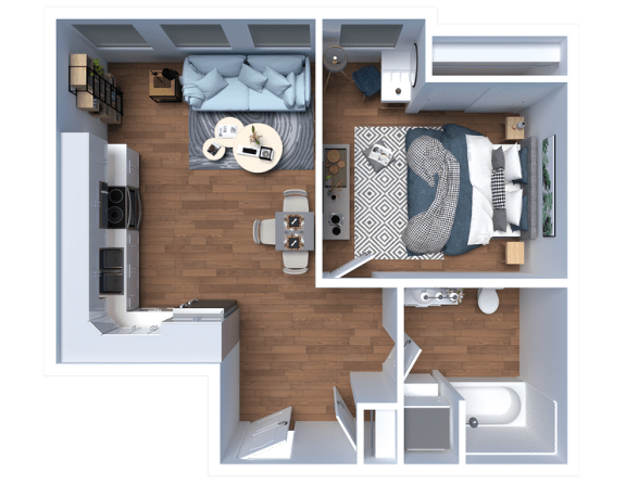 Floor Plans of AP1 Lofts apartments for rent in Salt Lake City, UT