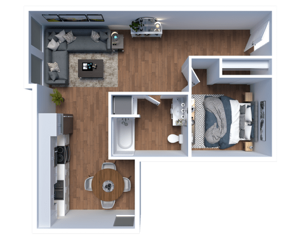 Floor Plans of AP1 Lofts apartments for rent in Salt Lake City, UT
