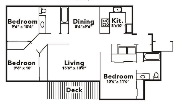 Floor Plans of Native Sun Apartments in Bend, OR
