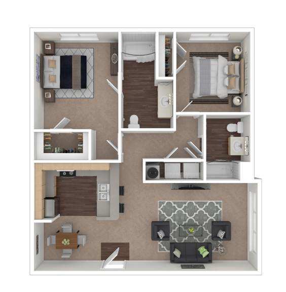 Fort Mill Apartments | Millcrest Park Floor Plans