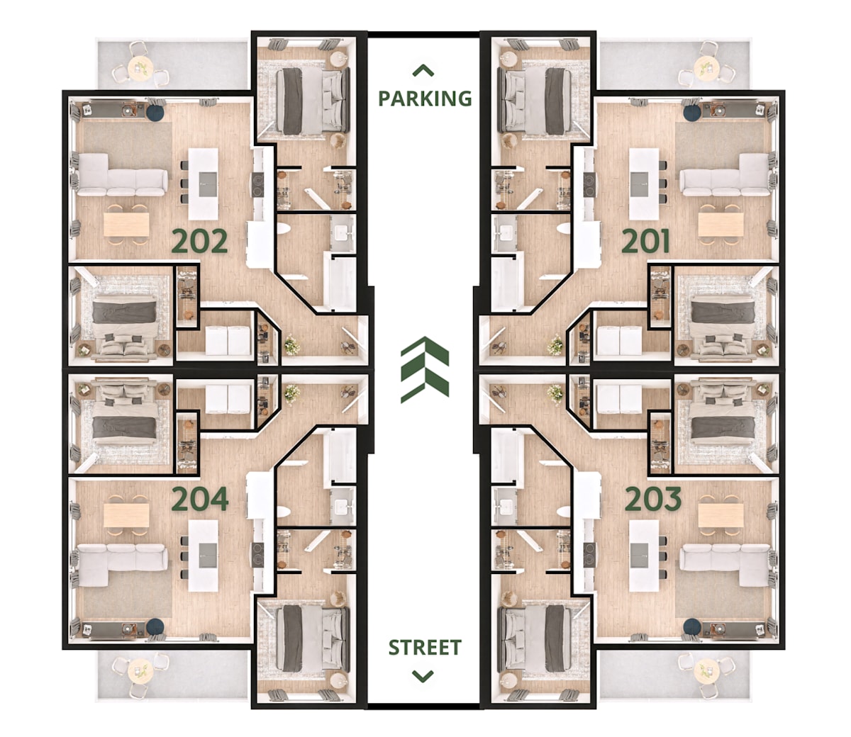 Floor Plans of Ali Habitations Elsliger in Dieppe, NB