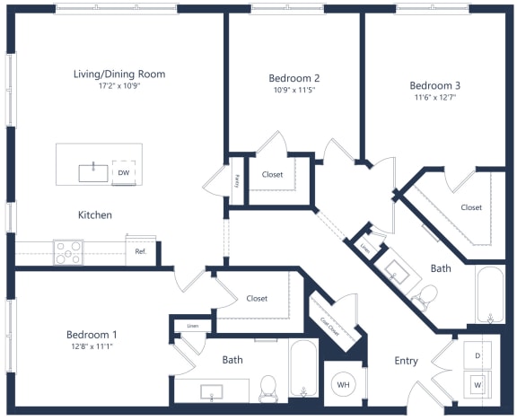 Floor Plans of Alta Town Center in Raleigh, NC