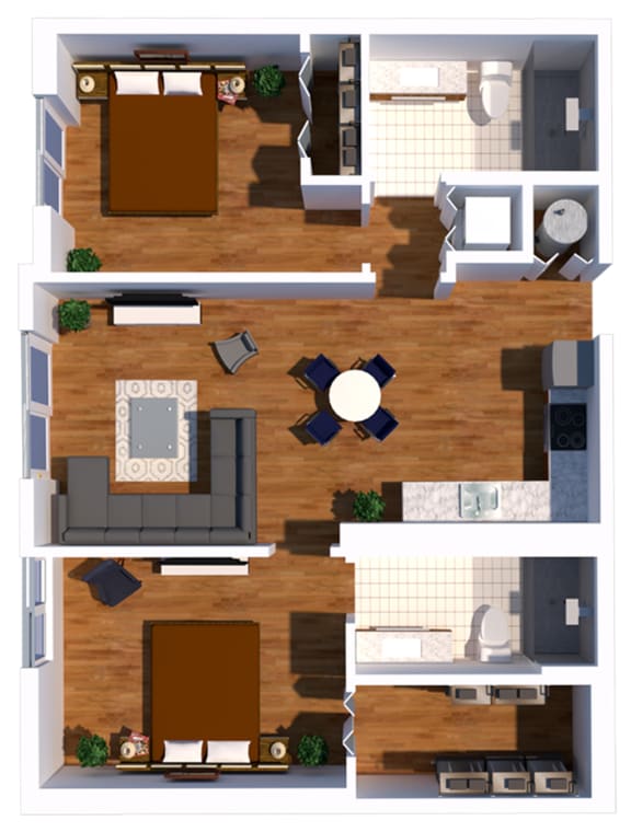 Floor Plans of Douglas Enclave - Opening February 2023 in Miami, FL