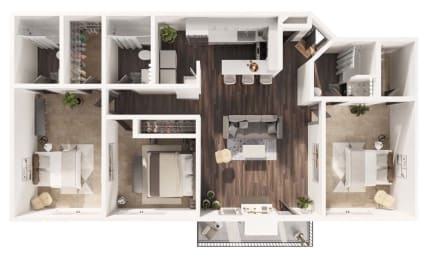 Floor Plans of Wellspring Apartments in Columbia, SC