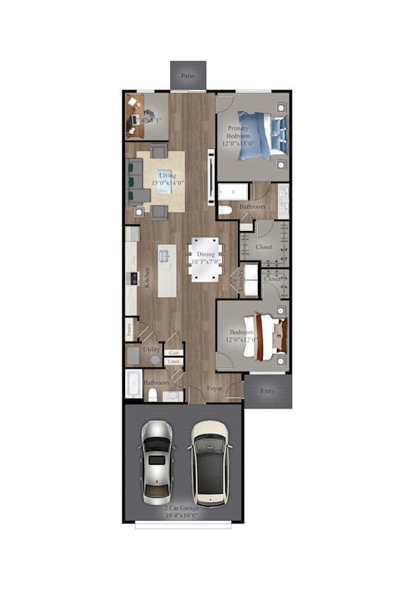 1 & 2 Bedroom Apartments in Mason, OH | Pimlico Pointe