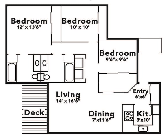 Floor Plans of Native Sun Apartments in Bend, OR
