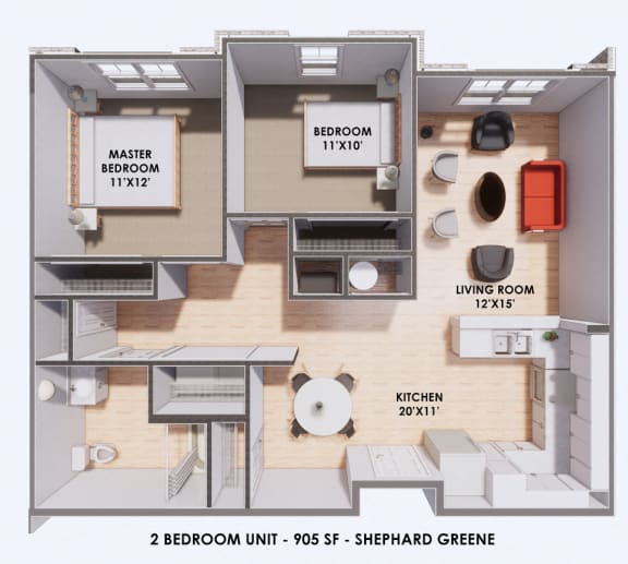 Floor Plans of Shepard Greene in Zebulon, NC