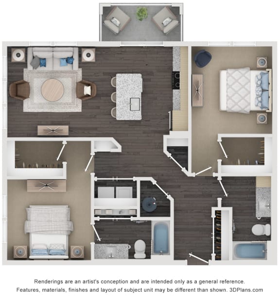 Floor Plans of Alta Town Center in Raleigh, NC